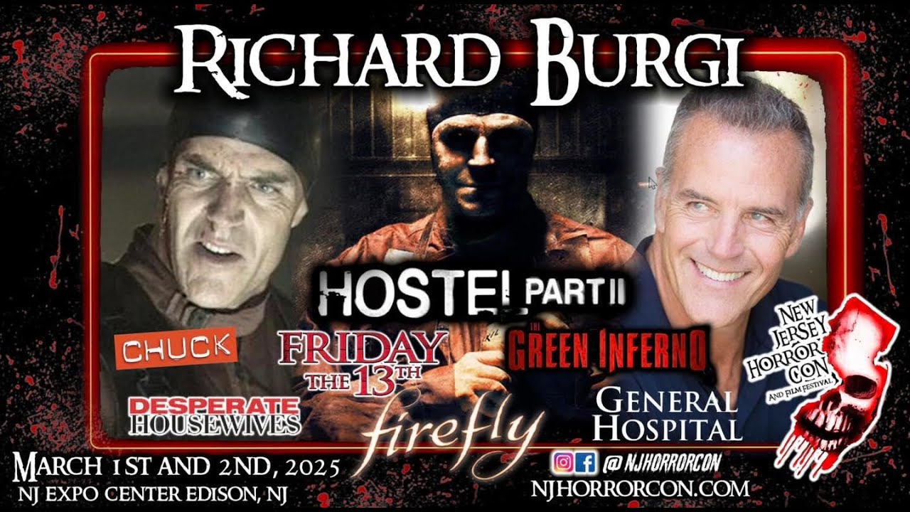 Interview With Richard Burgi at NJ Horror Con March 2025 - YouTube