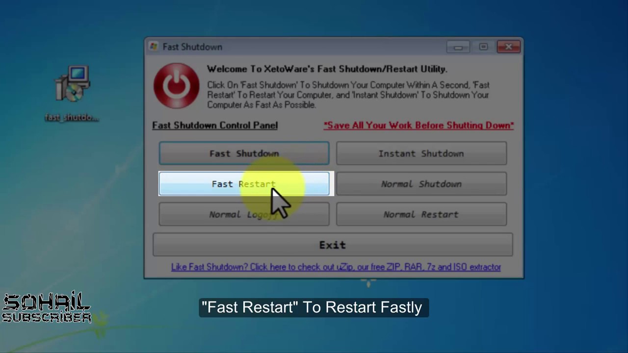How To fast shutdown PC | Windows 10, 8, 7 - YouTube