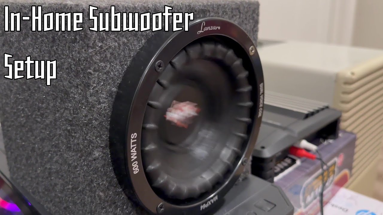 How-To | Setup a In-Home Subwoofer Easy Install! | Bass Head Tutorial ...