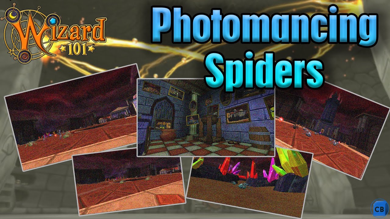 Taking photos of spiders for 20 mins in Wizard101 - YouTube