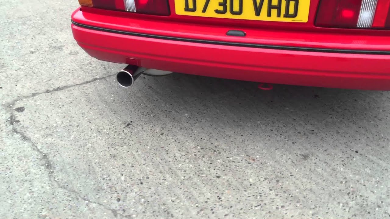 Escort RS turbo with subtle Powerflow back box built by Topgear ...