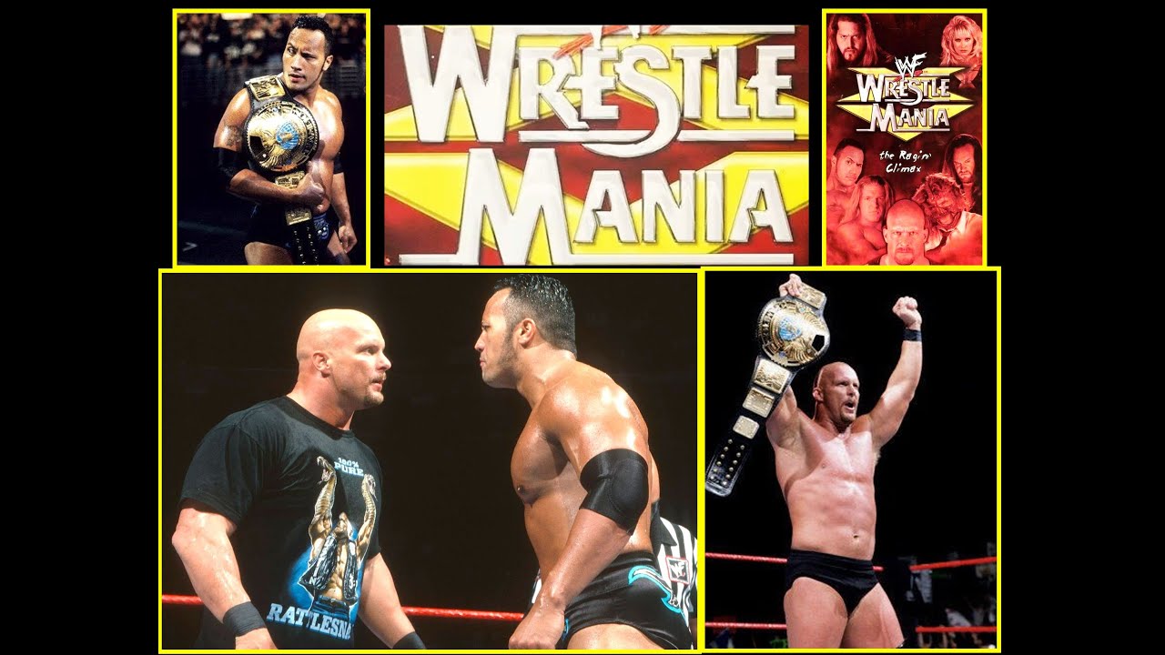 WrestleMania XV from 1999: A Look Back. WWF WWE DWAYNE JOHNSON THE ROCK ...