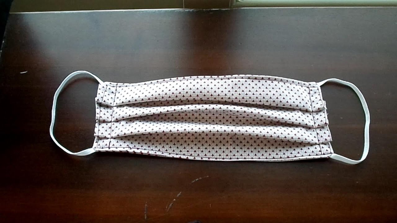 DIY 면마스크 15분에 완성/ DIY CDC compliant face mask - YouTube