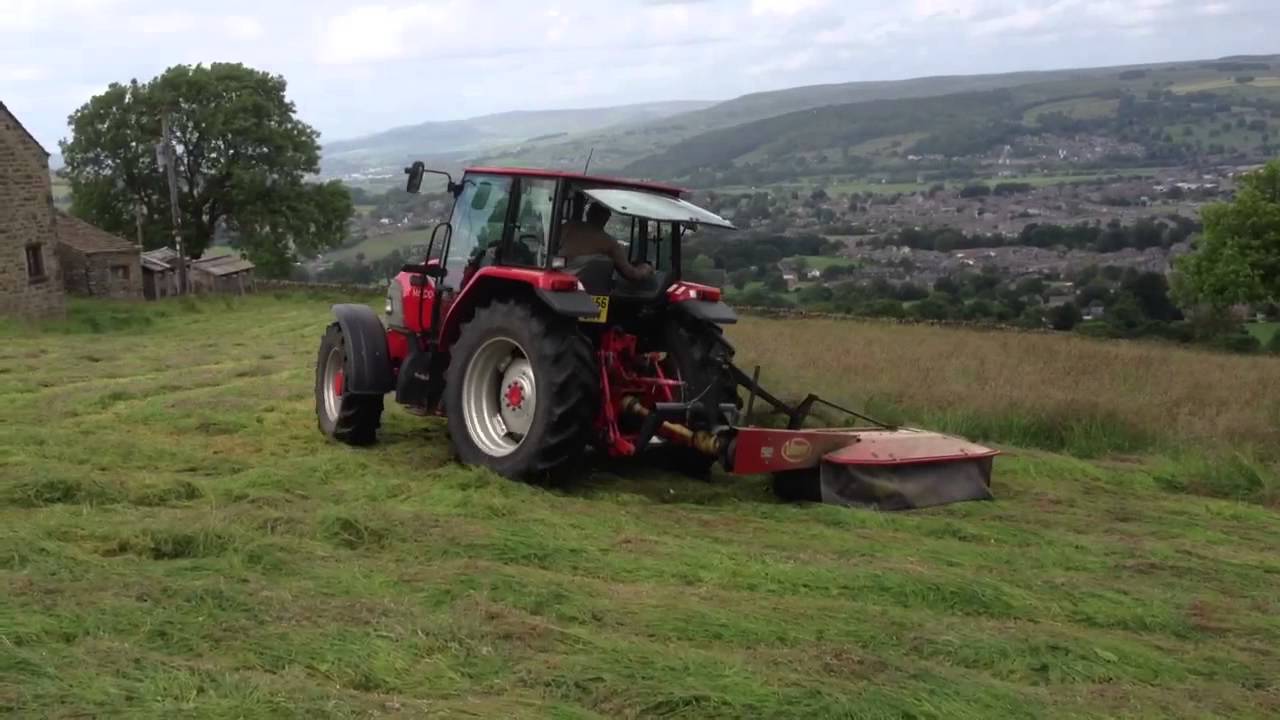 Haytime 2013. Mowing with Mccormick CX85 - YouTube