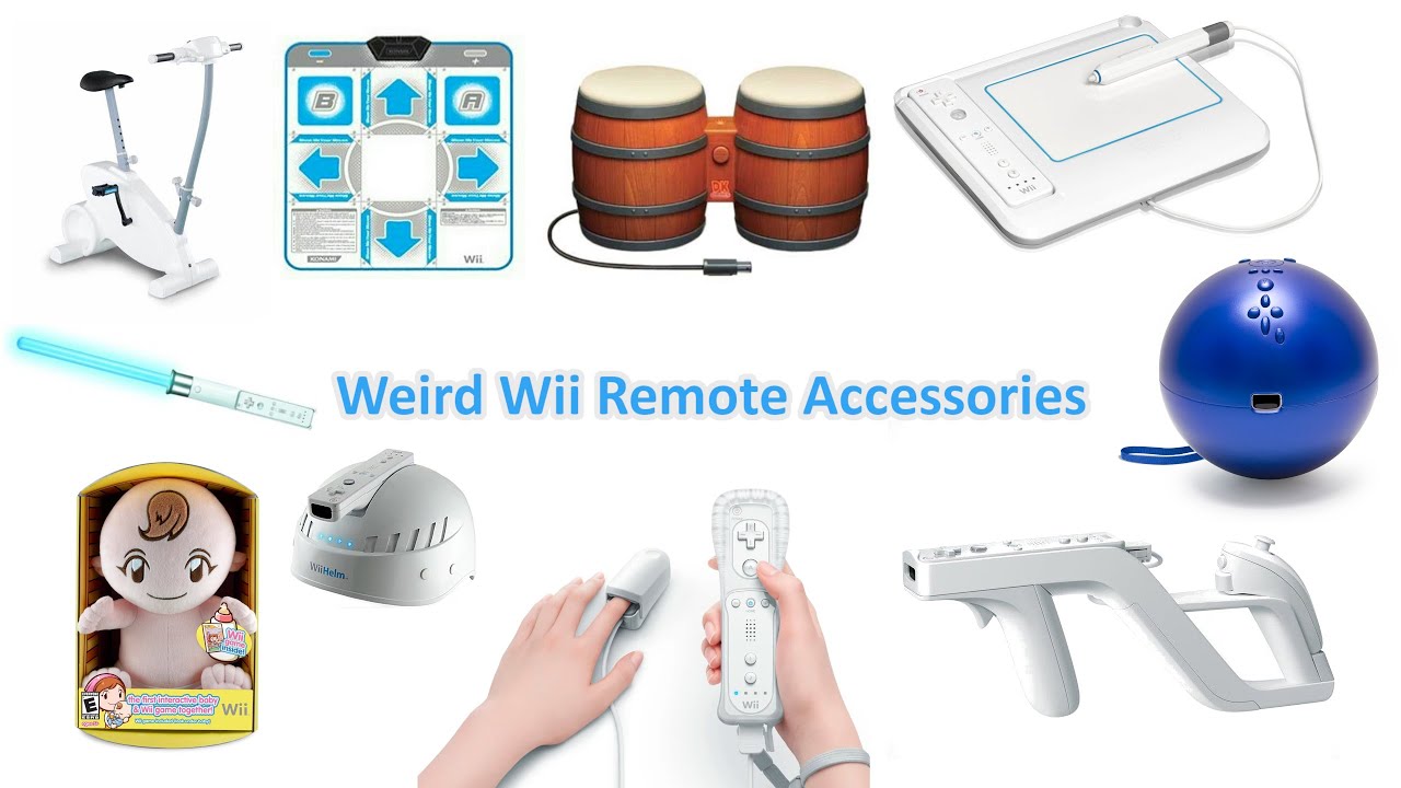 Looking At 20 Weird Wii Remote Accessories - YouTube