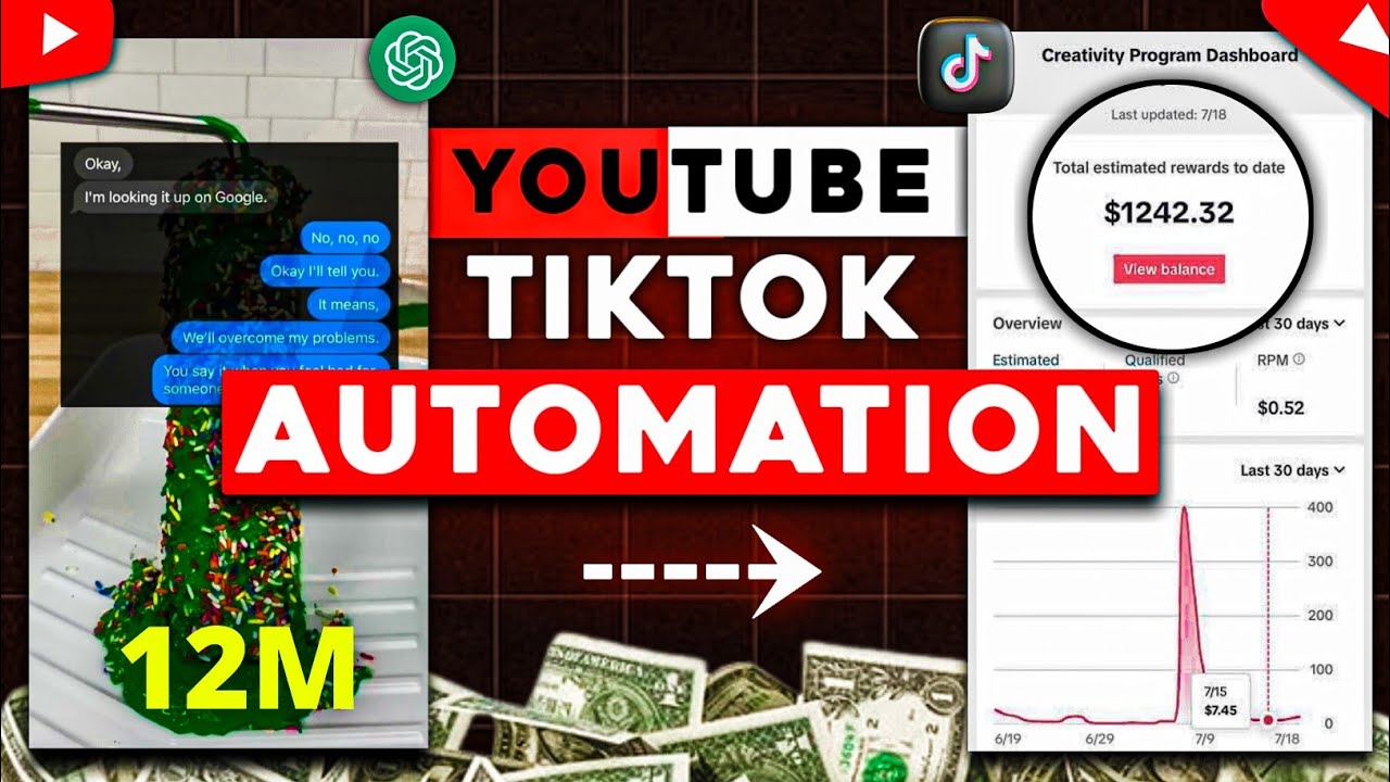 How I Make 100 Viral MONETIZABLE Faceless YouTube & Tiktok Videos - YouTube