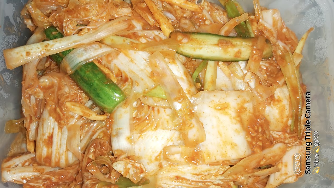 Kimchi pinoy style - YouTube