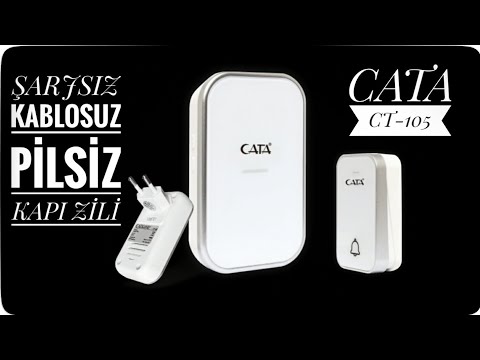 CATA CT-105 Kablosuz Pilsiz Kapı Zili / Detaylı İnceleme #keşfet