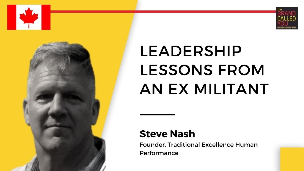 How a Leader is different from a Commander? | Steve Nash, Founder ...