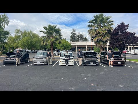 Scion xB Cars and Coffee in Modesto Ca 