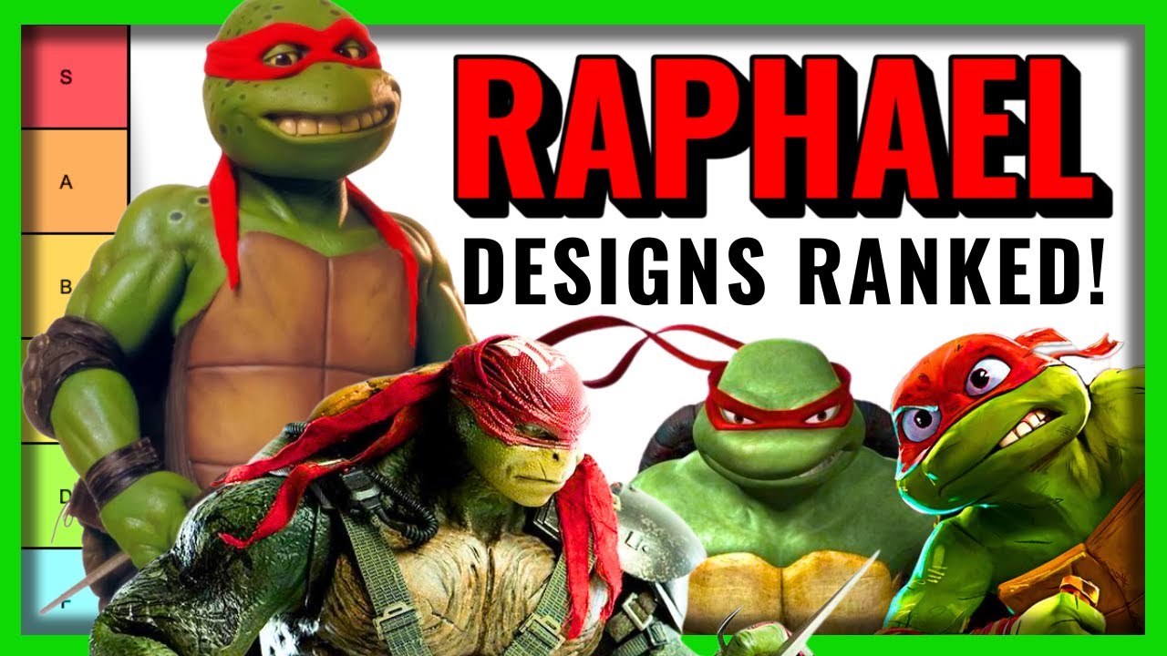 ALL The TV & Movie TMNT Raphael Designs RANKED! - YouTube