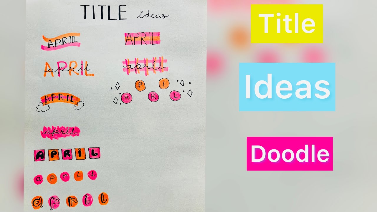 10 easy ways for titles - YouTube