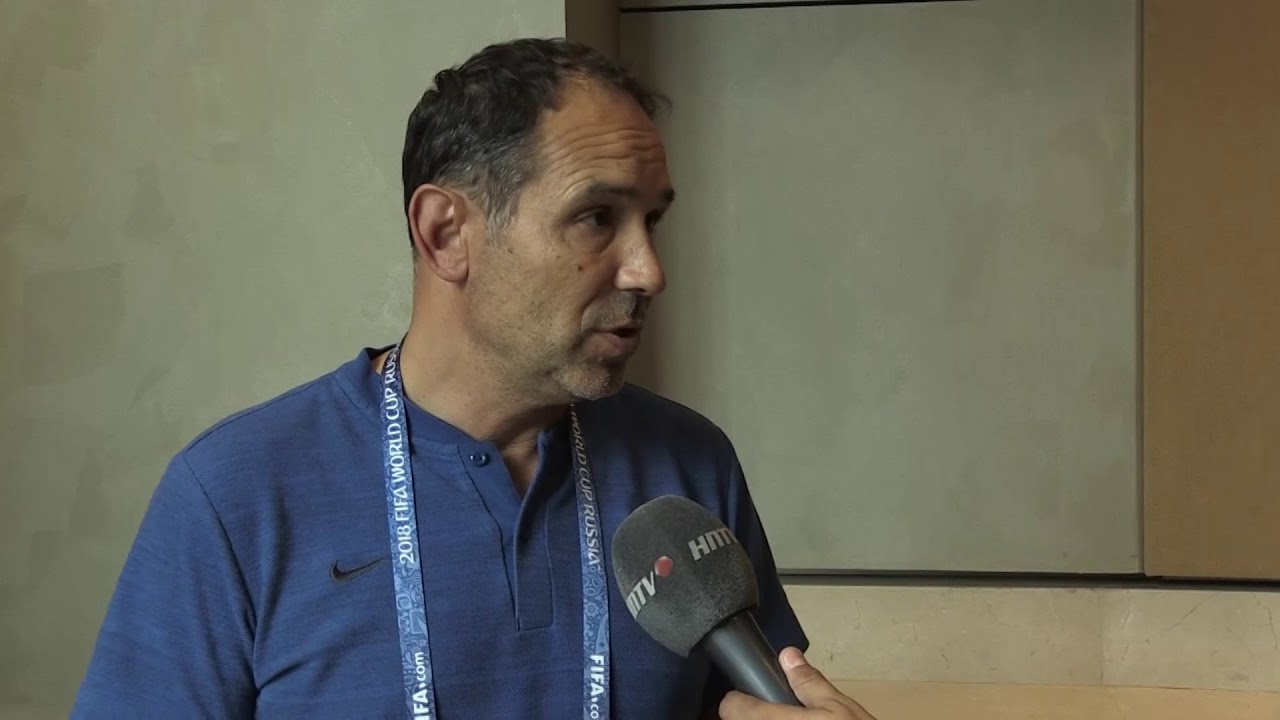 Dražen Ladić uoči finala s Francuzima - YouTube