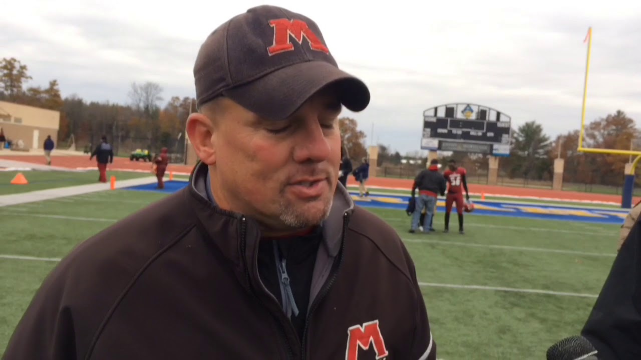 Muskegon coach Shane Fairfield talks about playoff win against DeWitt ...