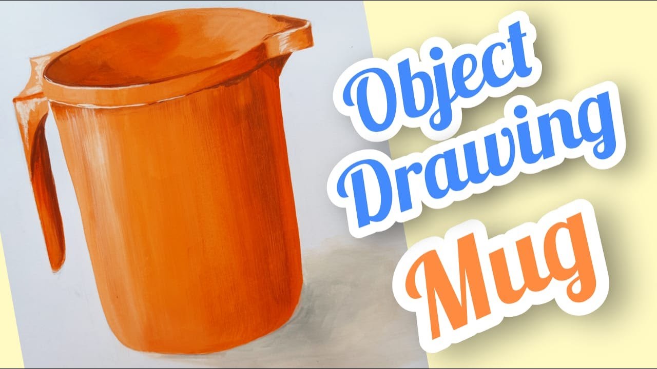 How to draw Object Drawing- Mug/ Mug tutorial for Elementry ...
