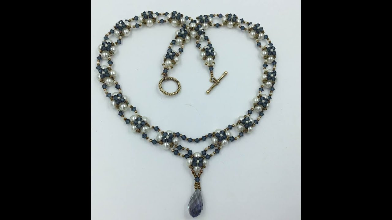 Simple Bling Necklace Tutorial - YouTube