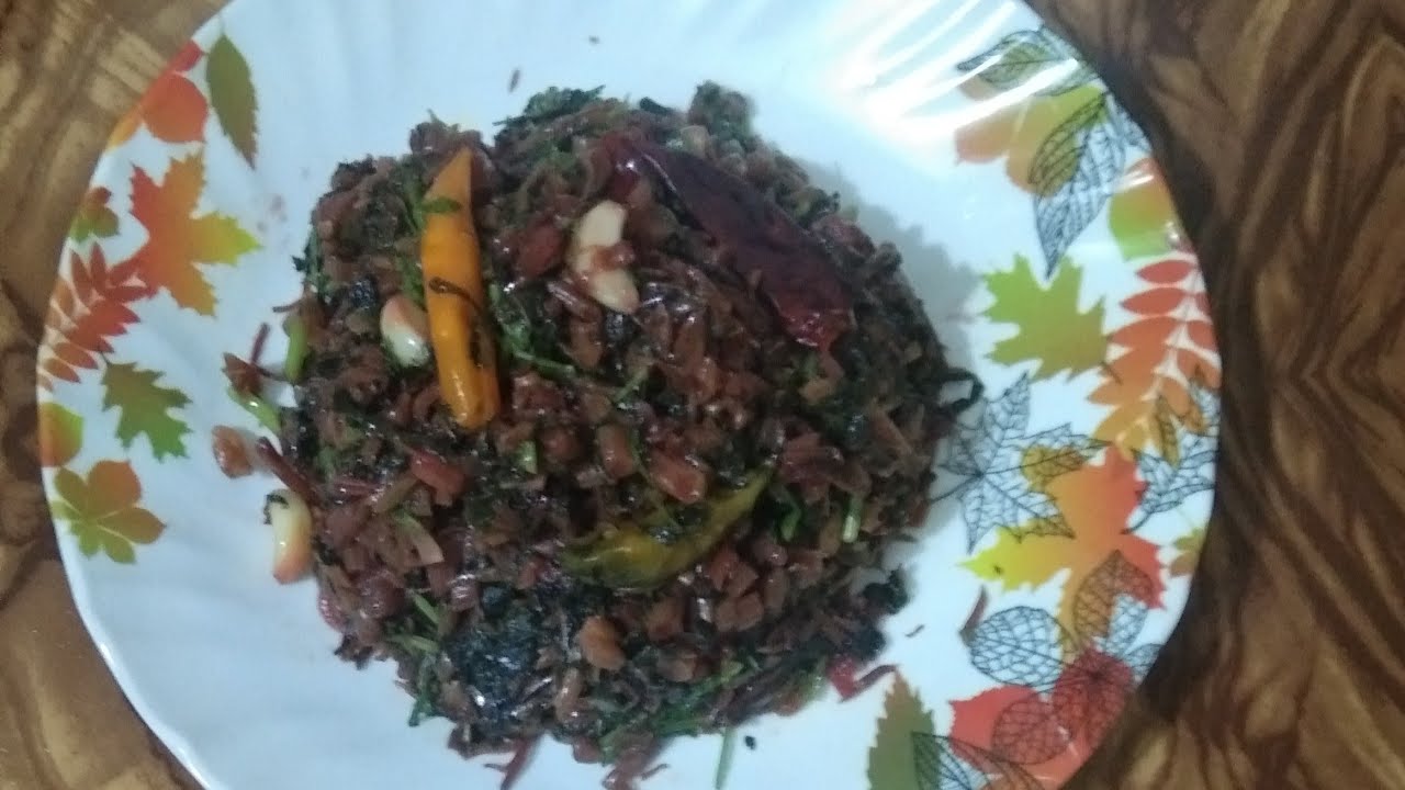 Red spinach recipe | How to Cook Red spinach recipe - YouTube