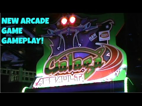 New GALAGA ASSAULT Ticket Arcade Game Gameplay - Can I Win the JACKPOT ...