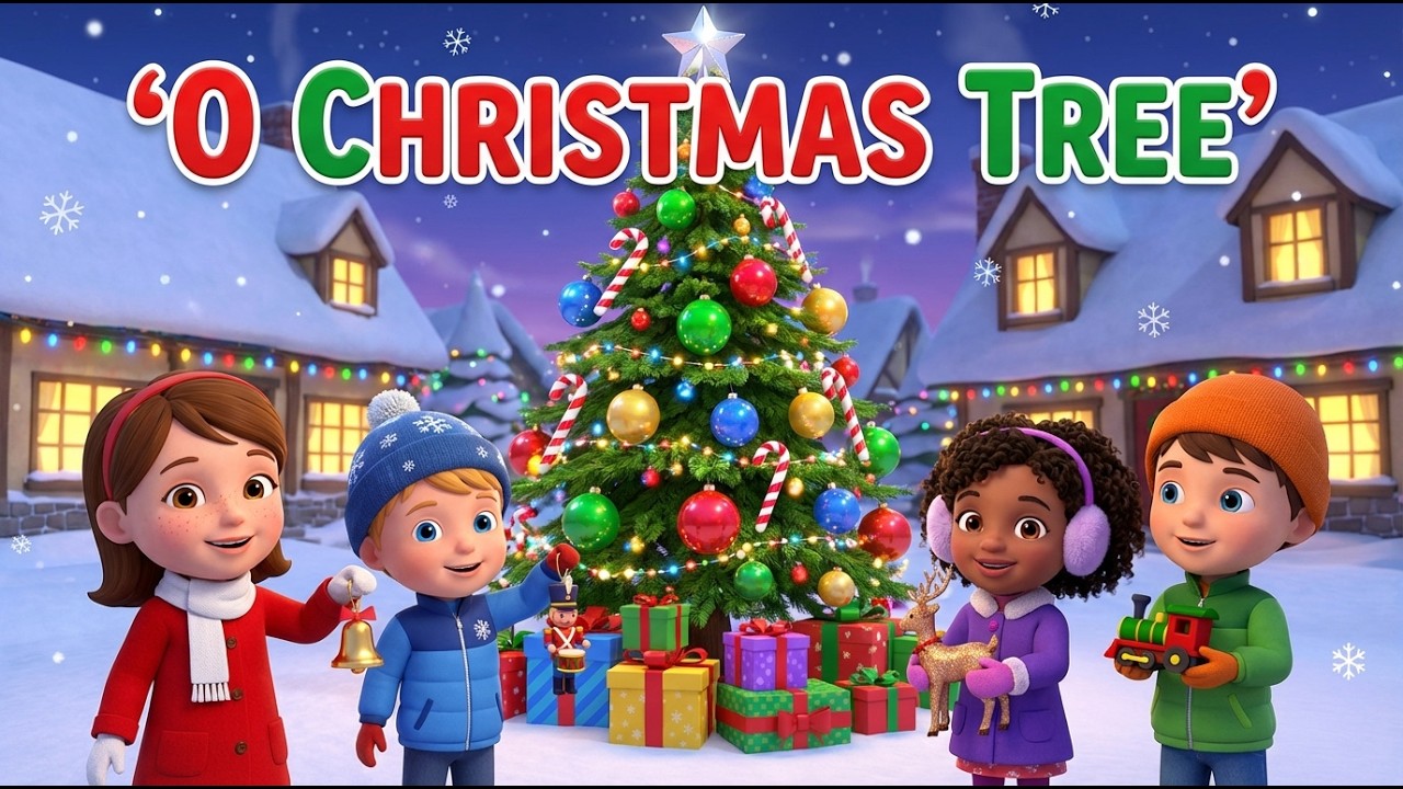 O Christmas Tree | Christmas Song for Kids | Holiday Nursery Rhyme ...