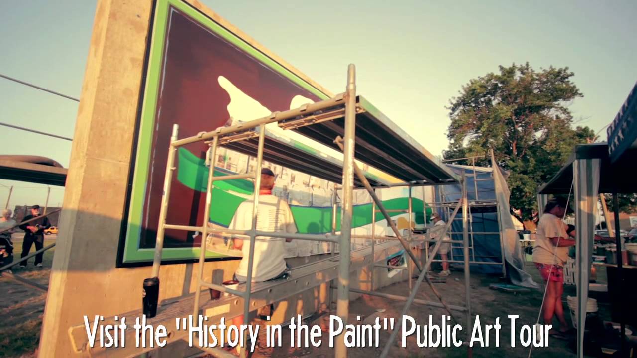 History in the Paint Public Art Tour - YouTube