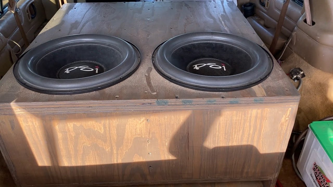 2 15" SUBWOOFERS ARE LOUD FOR 2,000 WATTS!? - YouTube