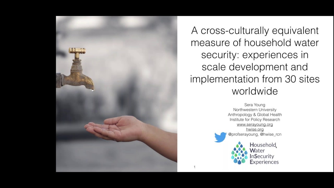 Webinar: Household Water Security Scale - YouTube