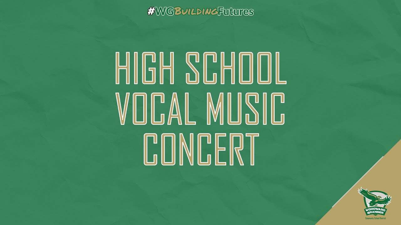 High School Vocal Music Concert - YouTube