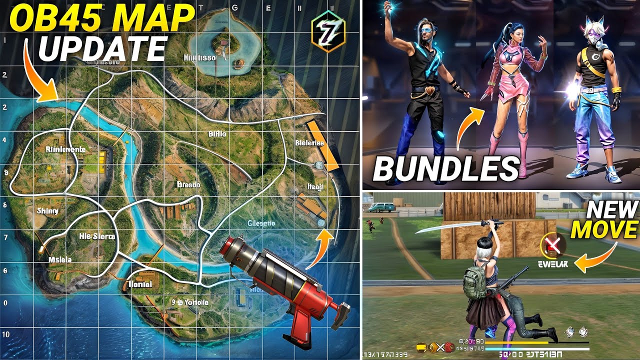 OB45 UPDATE FREE FIRE l FREE FIRE NEW EVENT l FF NEW EVENT l OB45 ...