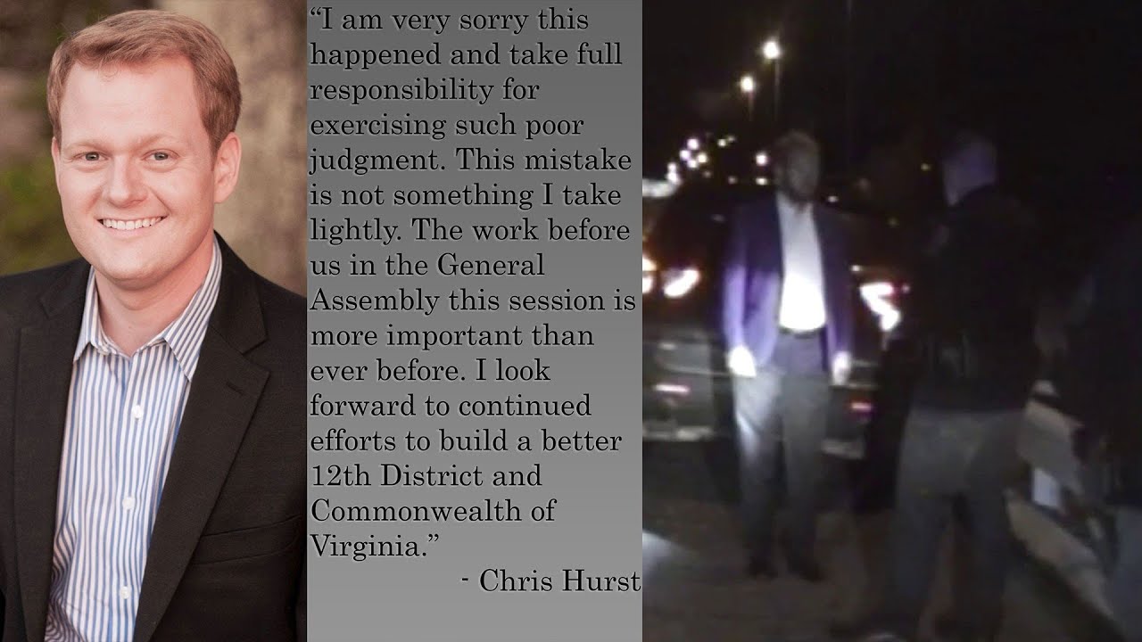 Chris Hurst pulled over on suspicion of drunk driving - YouTube