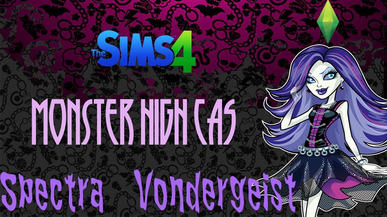 Monster High Sims 4 CAS Spectra - YouTube