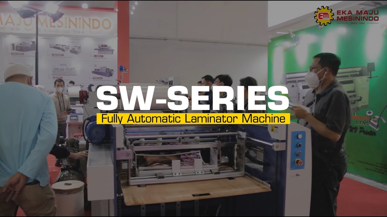 SW SERIES Fully Automatic Laminator Machine (Indoprint & Indopack 2022) - YouTube