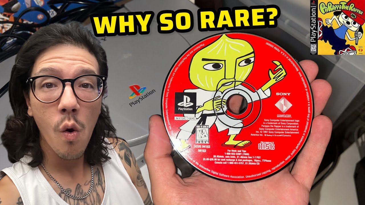 Playing RARE GAME [Parappa The Rapper 1996-97] PS1 Gameplay - YouTube
