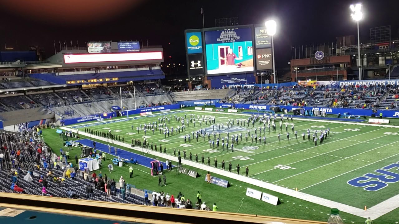 Georgia State Marching Band Halftime Show: Army Game - YouTube