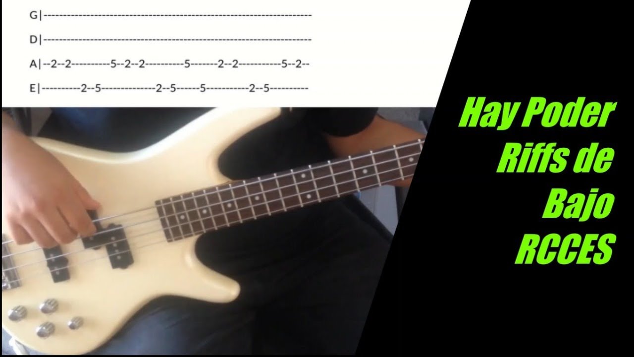 Hay Poder - Riffs de Bajo Electrico - YouTube