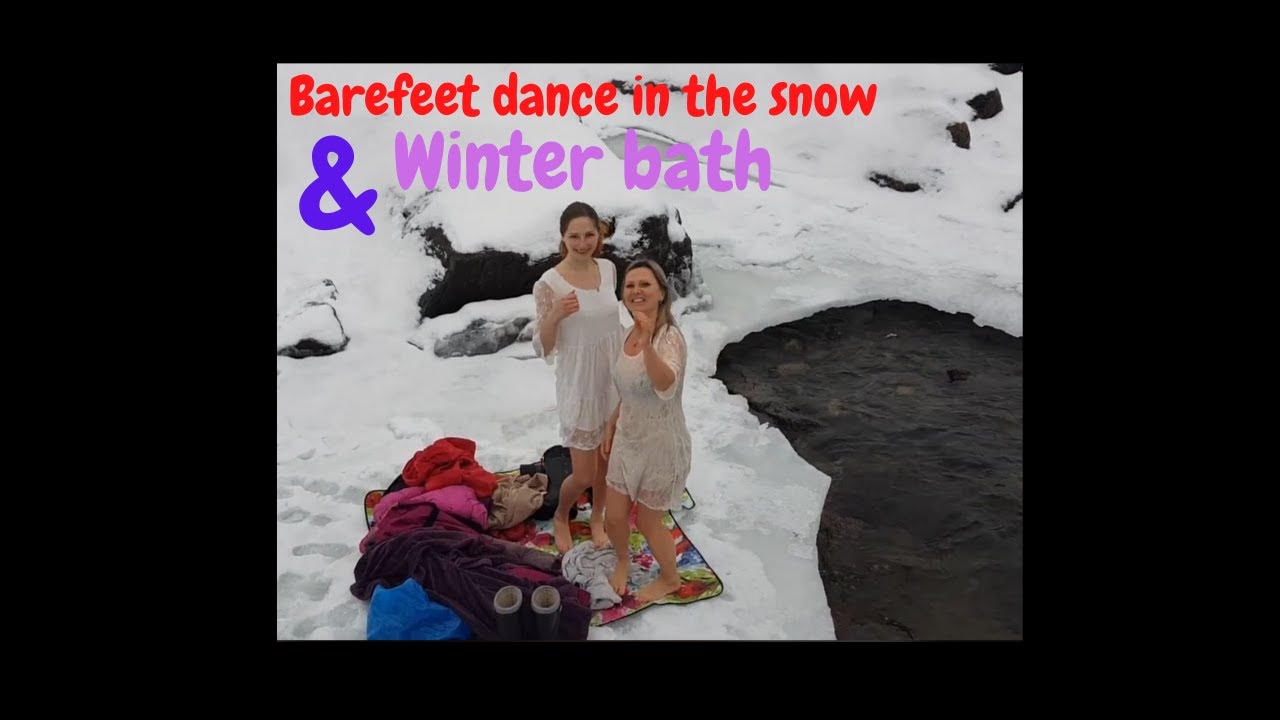 Winter bath, dancing & beautiful High Coast, Sweden / Vinterbad, dans ...