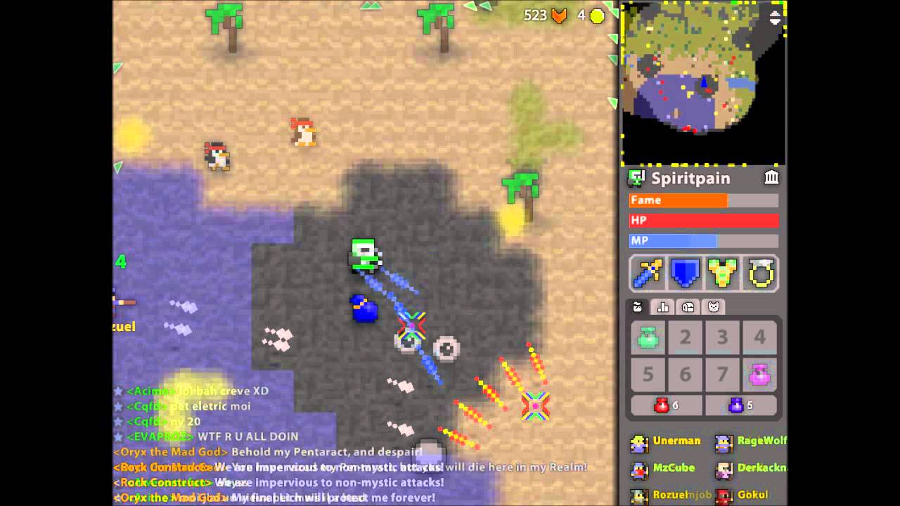 ROTMG - blue bag drops (short) - YouTube