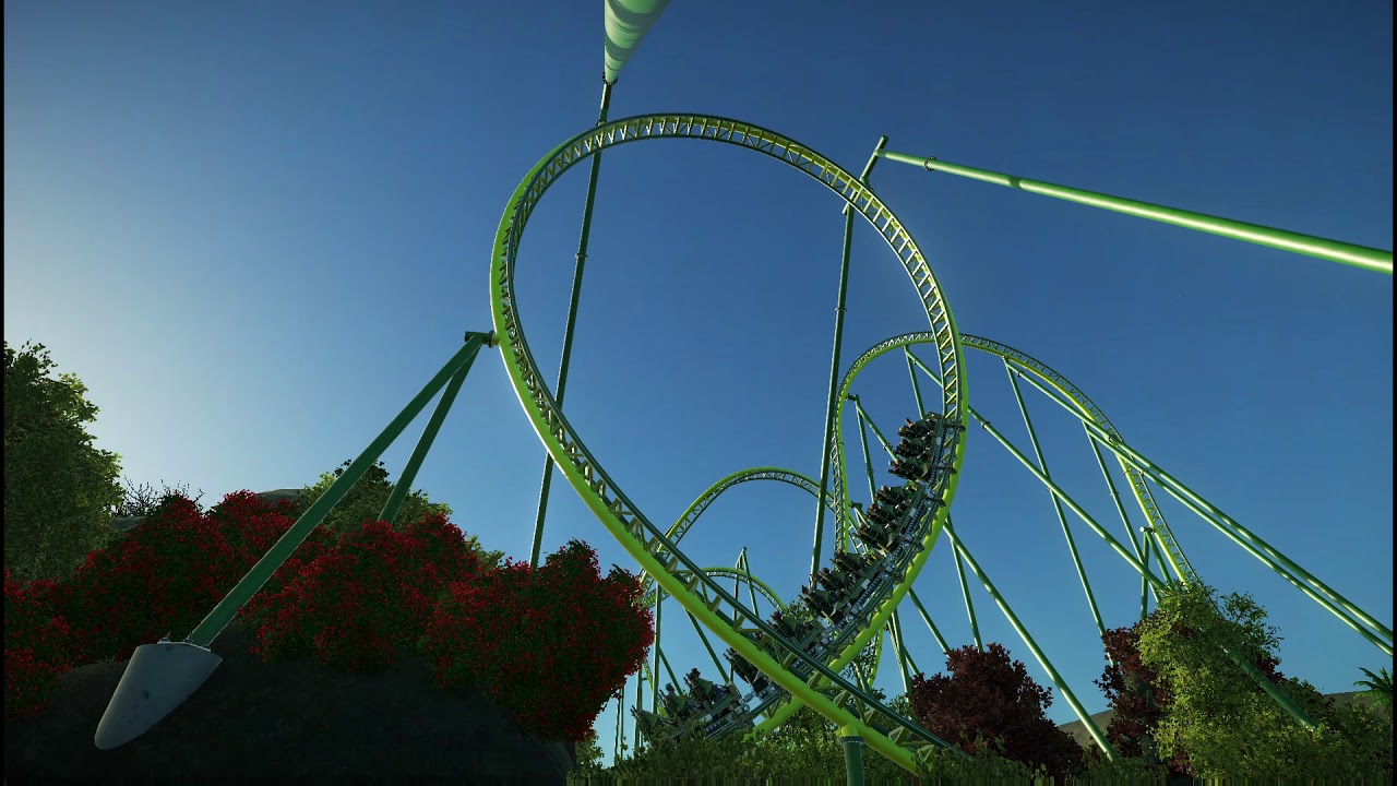 Planet Coaster - Launch Coaster Forest Theme - YouTube