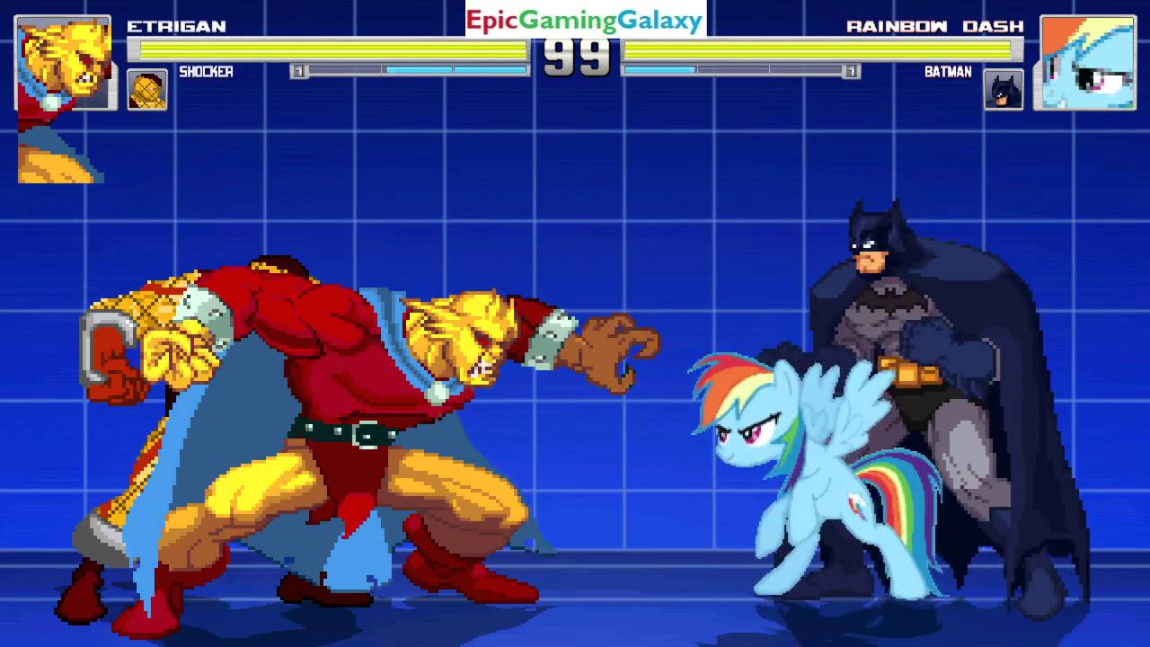 Rainbow Dash & Batman The Superhero VS Etrigan the Demon & Shocker In A ...