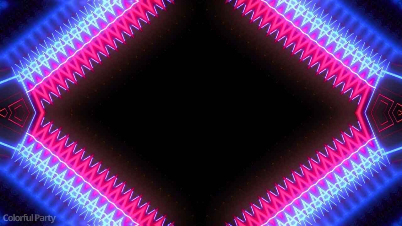 Colorful Party Lights Effect on Screen Cool Night Disco Colors ...