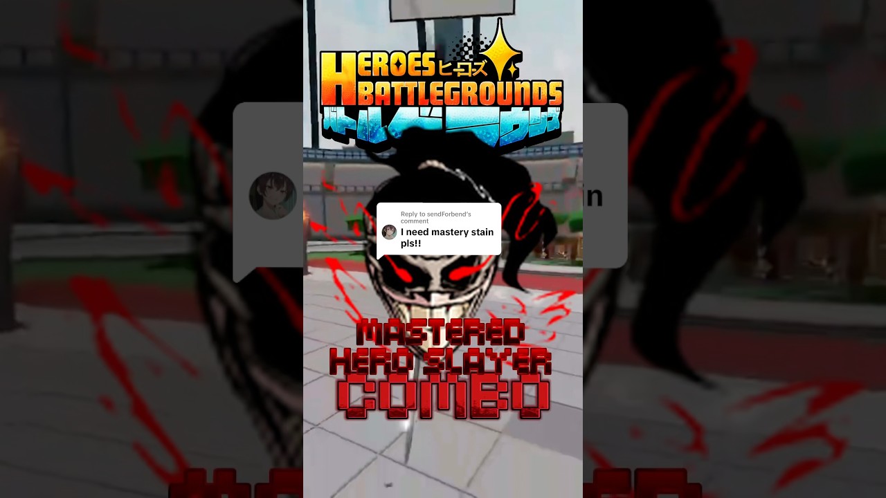 Mastered Hero Slayer Combo - Heroes Battlegrounds #combo #roblox - YouTube