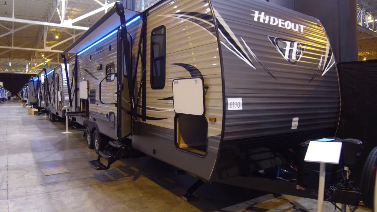 2017 Keystone Hideout 28BHS Travel Trailer Quick Video Tour - YouTube
