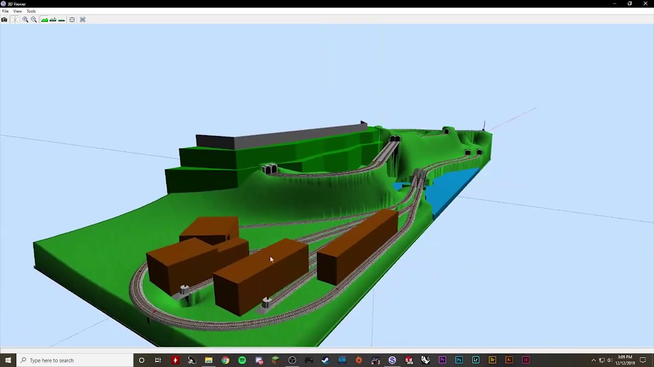 Layout Track Plan on Scarm - Sierra Pass Railroad - YouTube