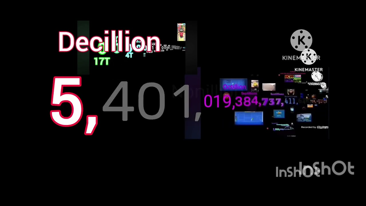 Numbers 1 to Undecillion 9/10 Tredecillion - YouTube
