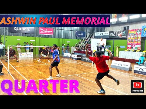 BENNET/EDWIN Vs ROJIN/UDAY:QUARTER:3rd ASHWIN PAUL MEMORIAL NATIONAL ...