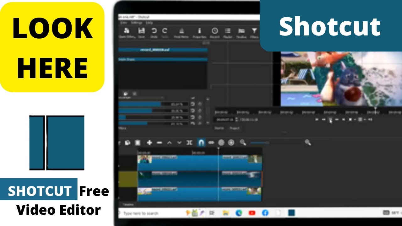 Shotcut Video Editor Tutorial! For Beginners Free - YouTube