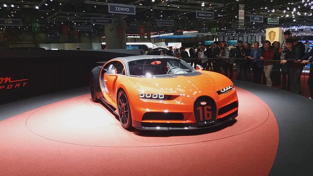 Bugatti Chiron orange - YouTube