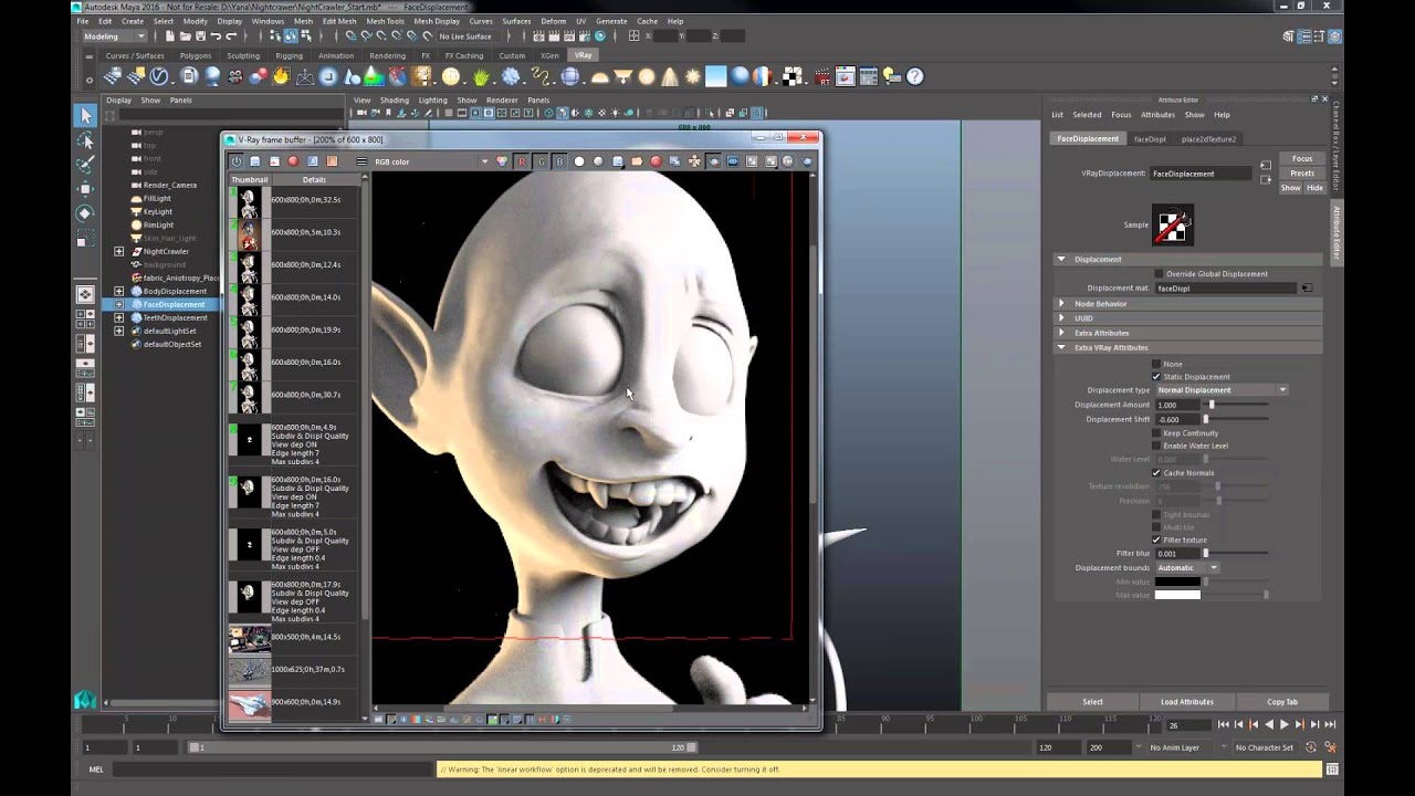Rendering characters with V Ray 3 1 for Maya masterclass - YouTube