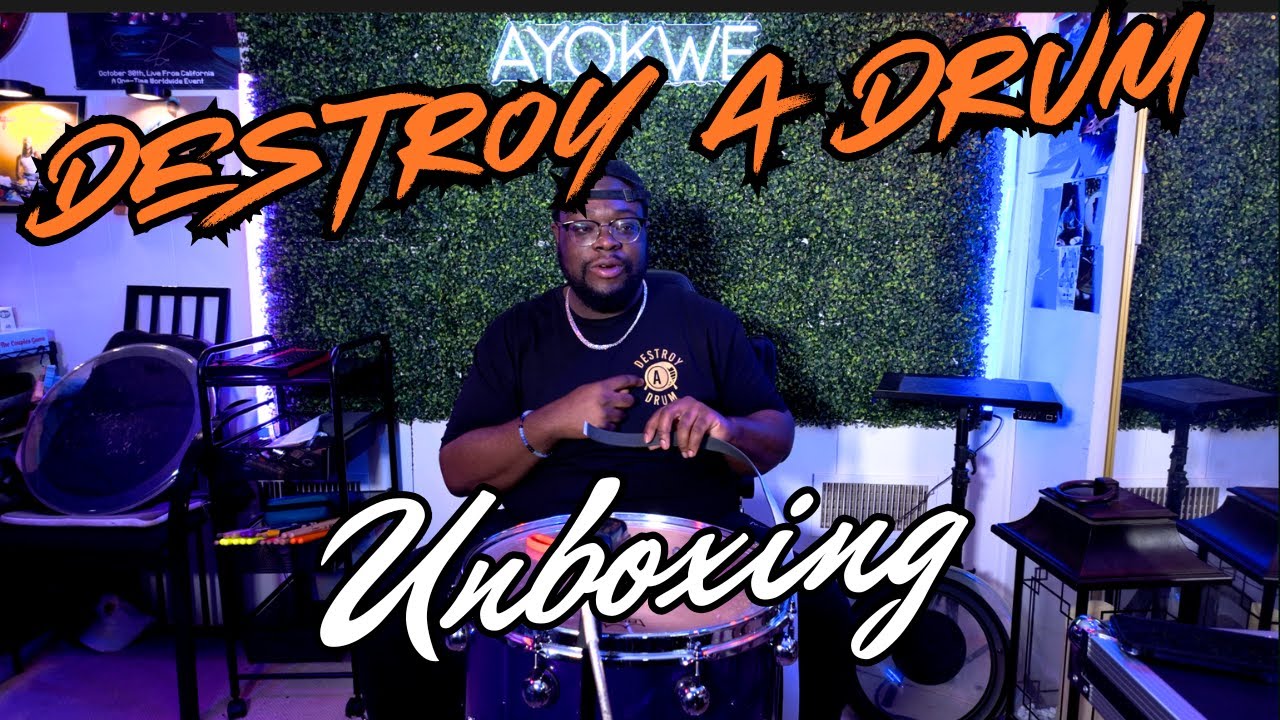 Destroy A Drum Unboxing! - YouTube