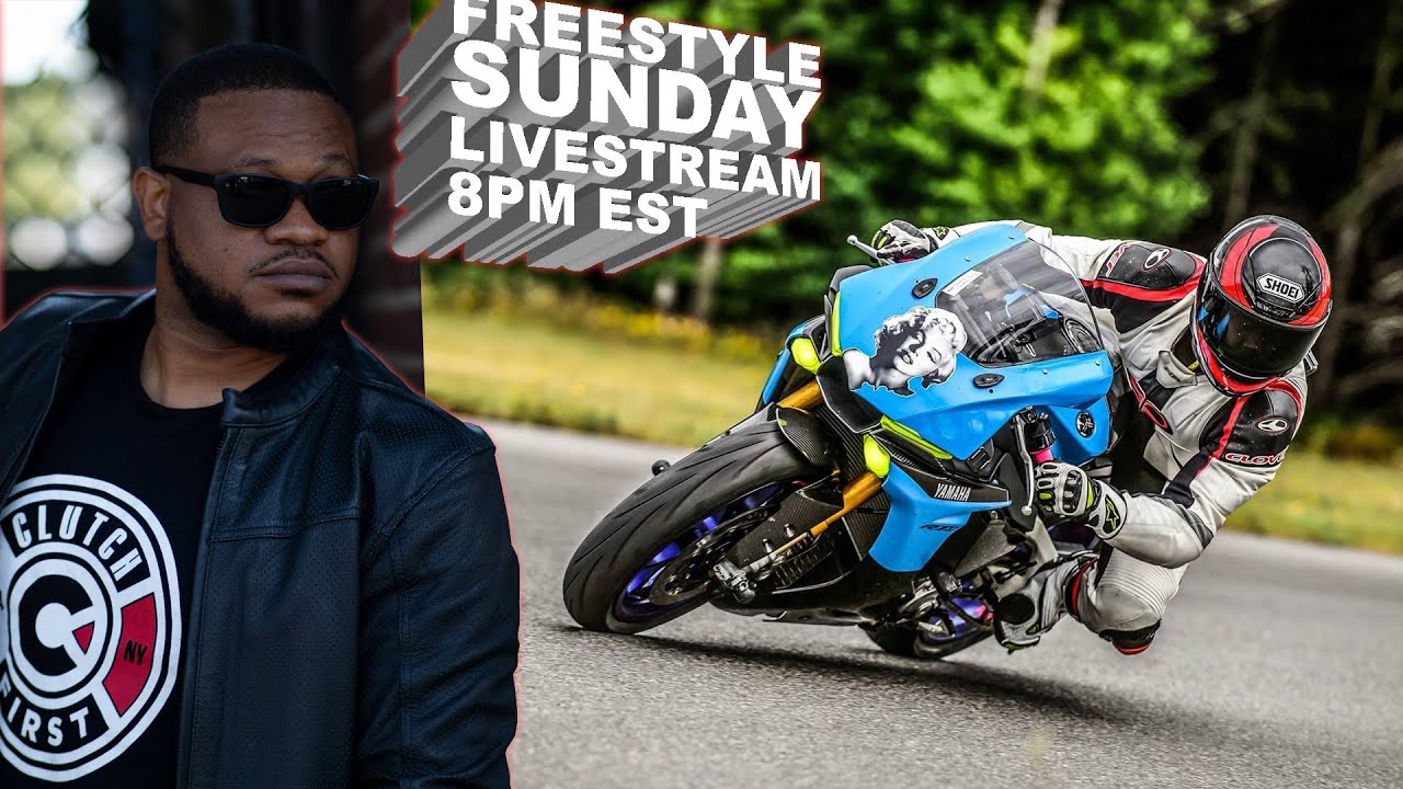 Yamaha R1 Low Side | FreeStyle Sunday Livestream Ft. @adobomoto Ep. 17 ...