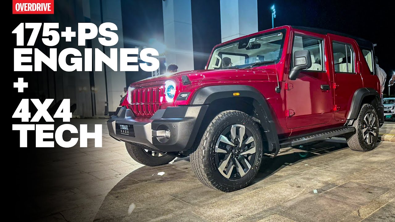 Mahindra Thar Roxx - all technical details and off-road tech explained ...
